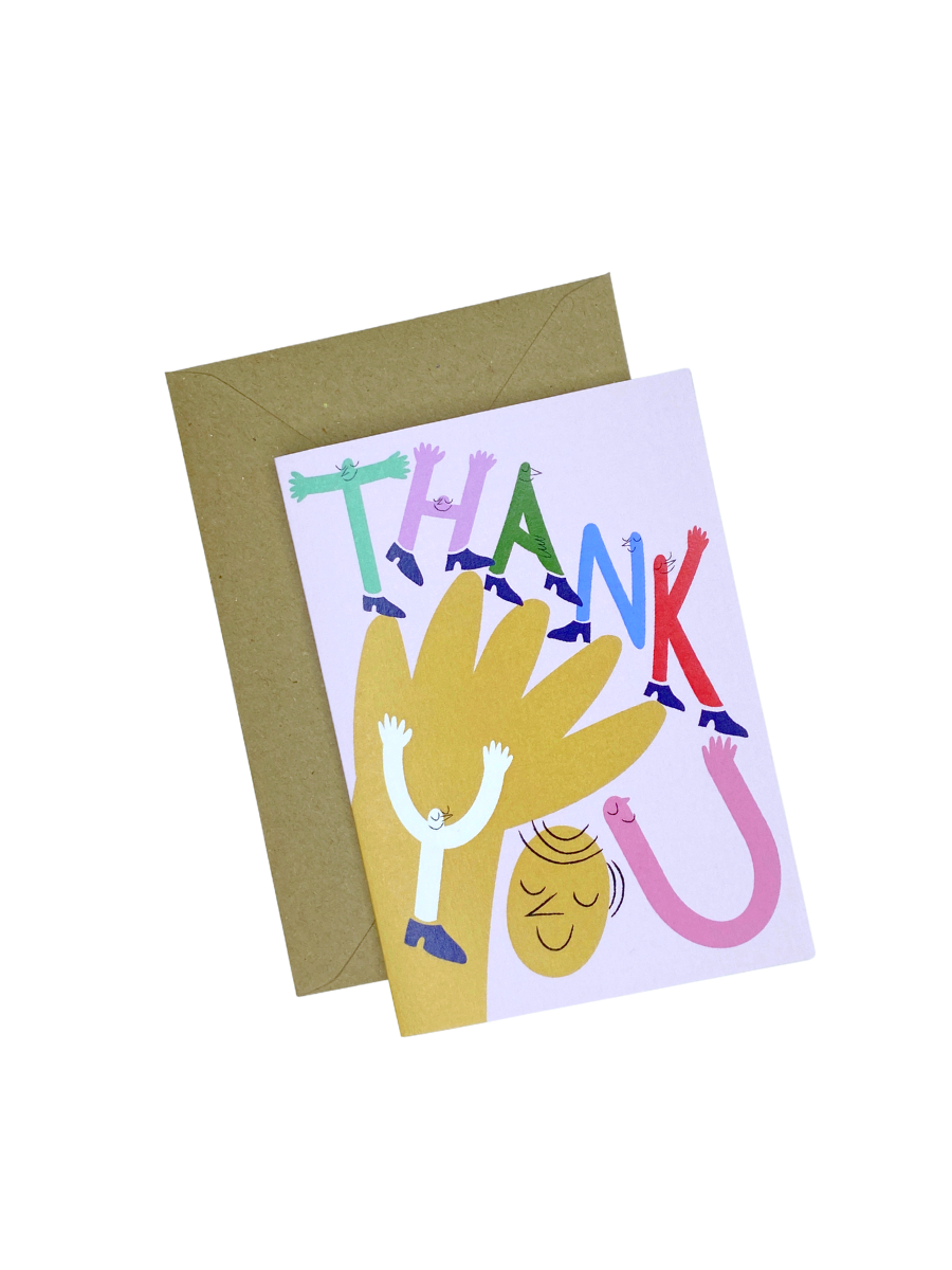 Thank You Wave Card – daisy.kids+life