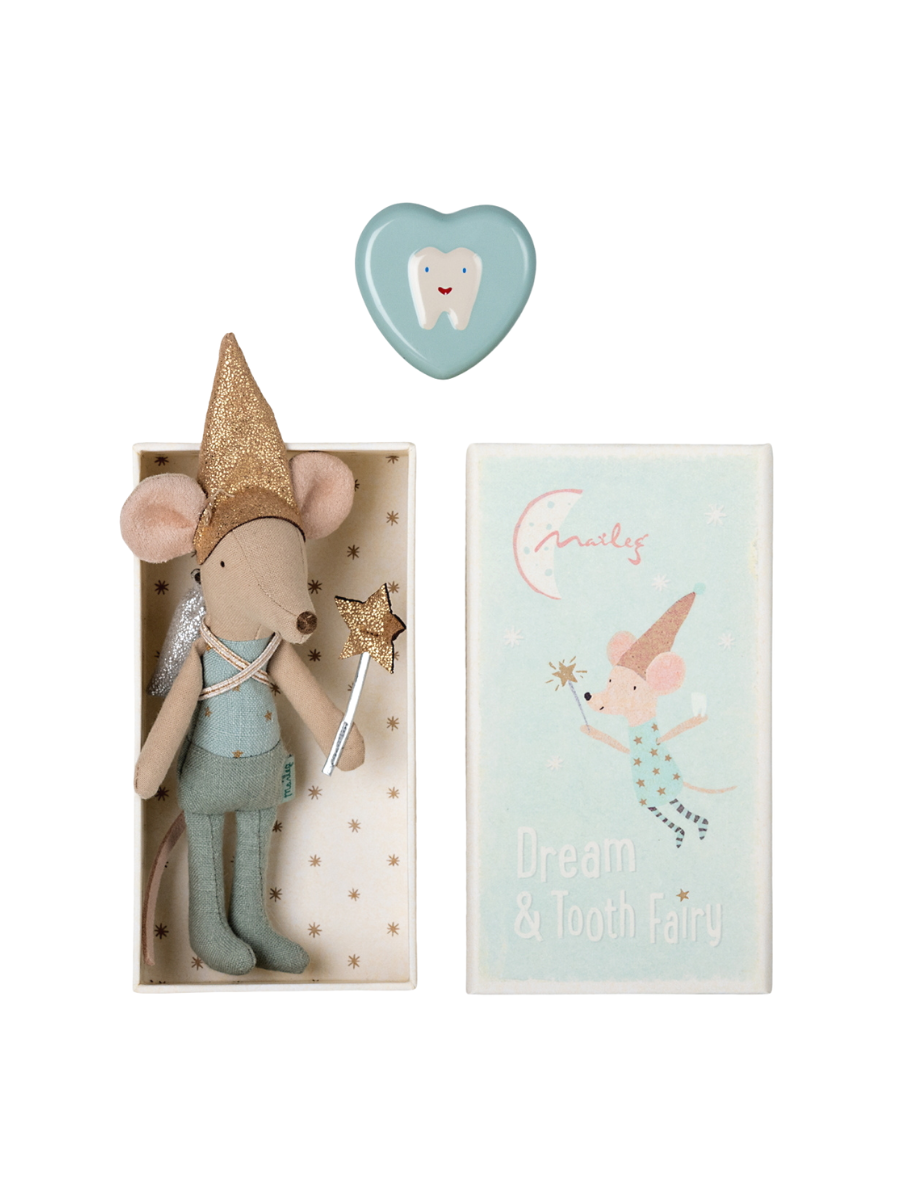 Tooth Fairy Mouse In Box Blue – daisy.kids+life